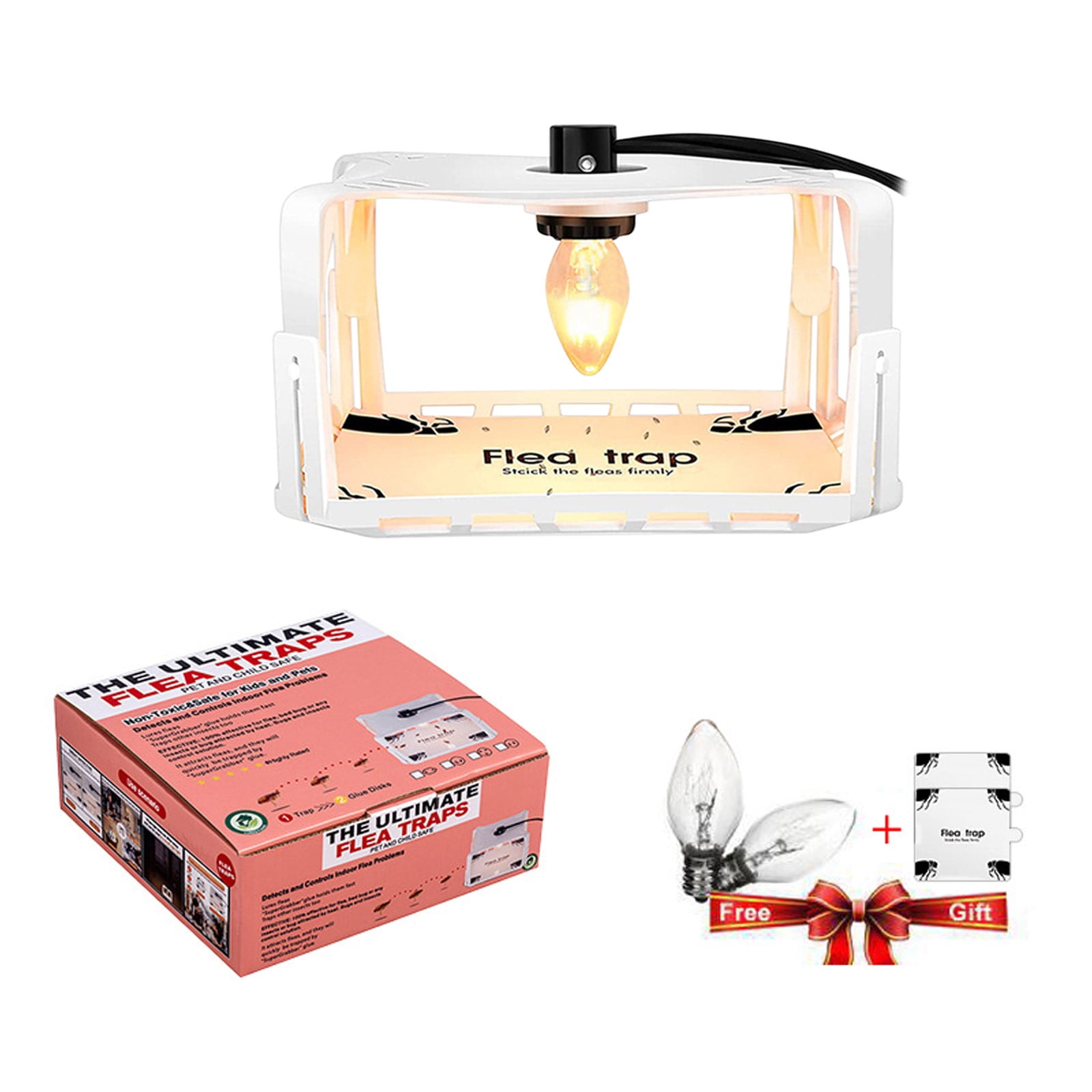 form Extendable Flea Trap, Pet Household Flea Light, Slime Insect Light ...