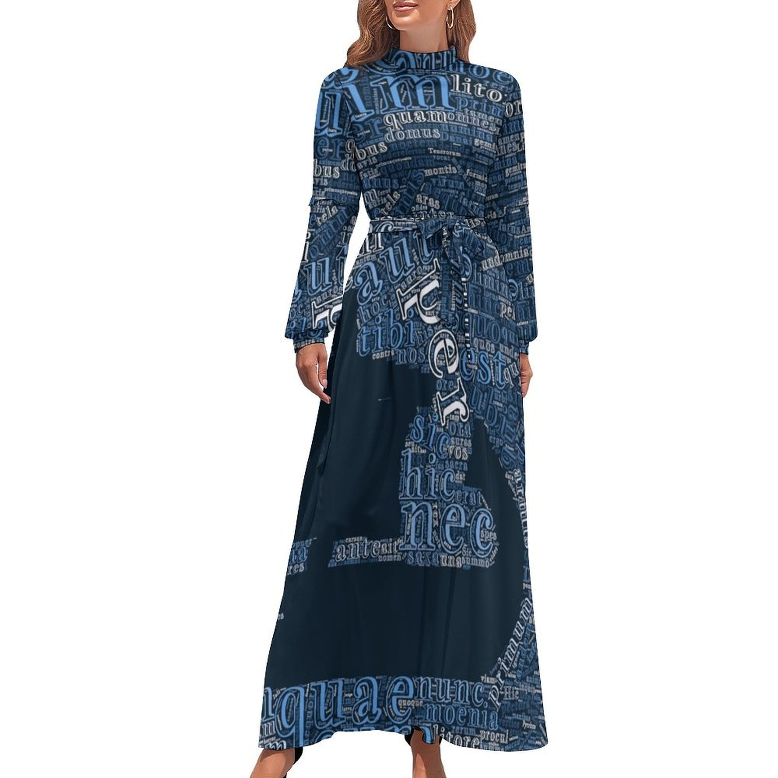 Aeneid Word Cloud Art Long Dress women party dresses evening dresses ...