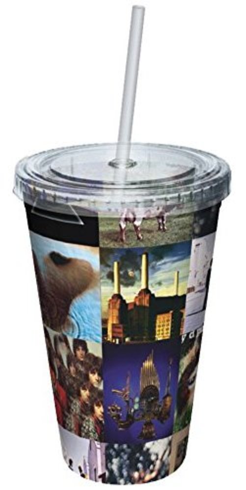 Buy ICUP Pink Floyd Album Covers 16oz. Plastic Cup with Straw Online at ...
