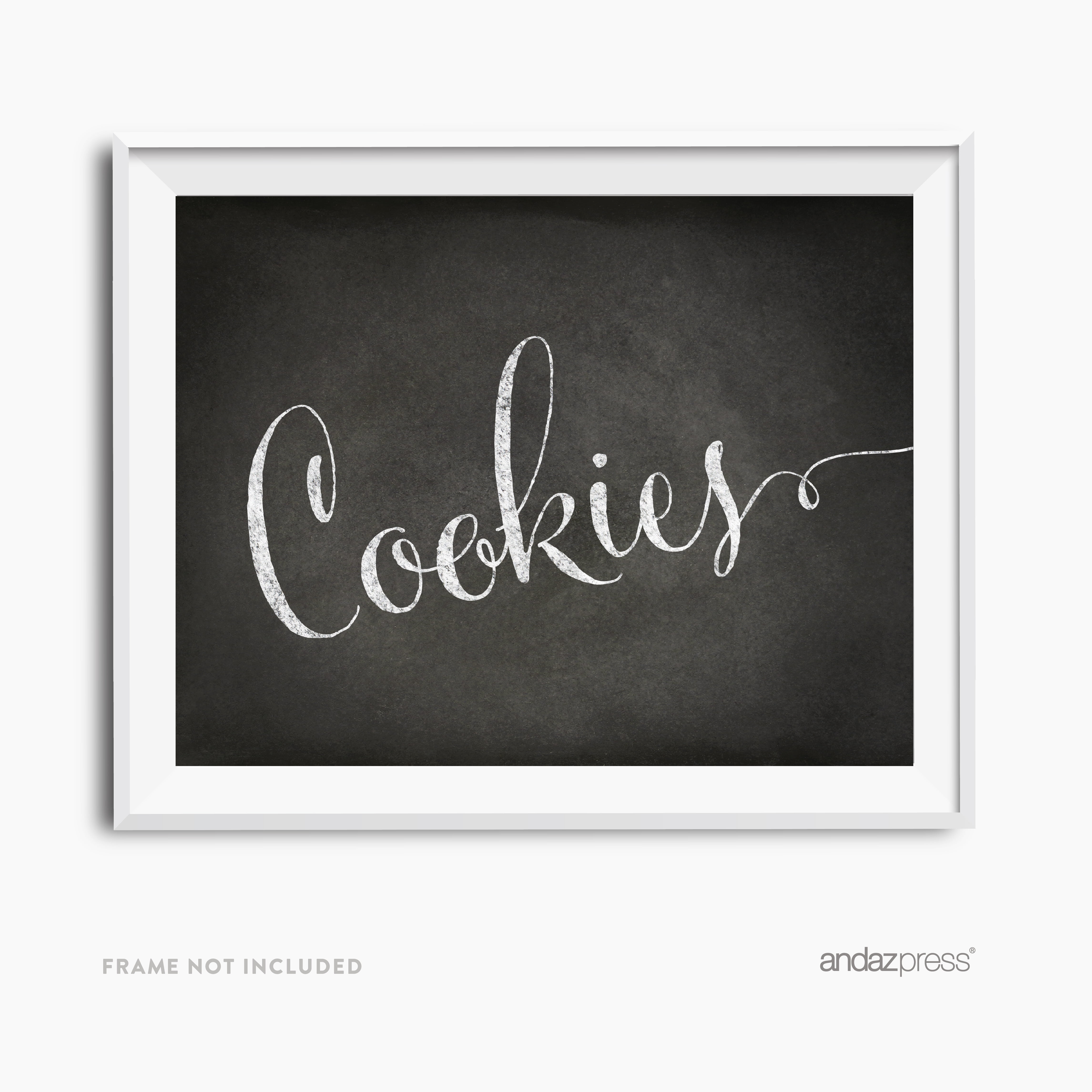 Cookies Vintage Chalkboard Wedding Party Signs - Walmart.com