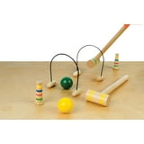 Perfect Life Ideas Indoor Mini Wooden Croquet Set, 8 Piece - Walmart.com