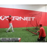 PowerNet 7x7 PRO Portable Pitching Batting Net with One Piece Frame and ...