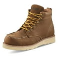 Guide Gear Men's 6" Moc Toe Wedge Work Boots Brown 8.5D (Medium ...