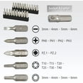 TYHREF-FIRSTINFO H5199A Screwdriver Bit Set | S2 Alloy Steel | 1/4" Hex ...