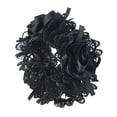 batmeuy Faux Pearls Sweet Elegant Hair Tie Mesh Lace Flower Decor Hair ...