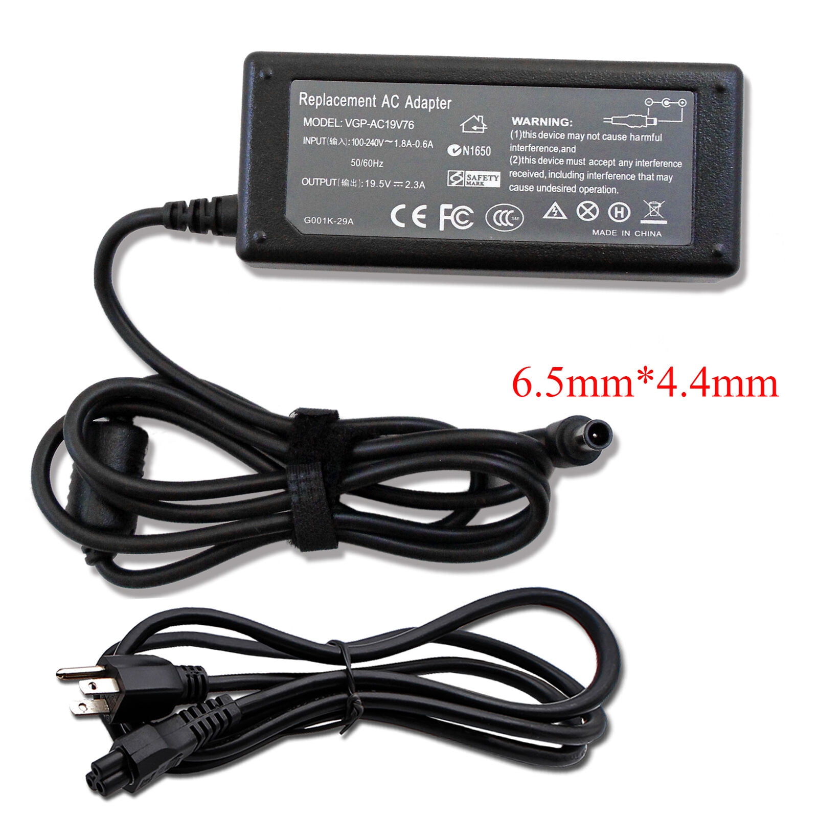 AC Adapter Power Charger for Sony VAIO VGP-AC19V67 Laptop 19.5V 45W ADP ...
