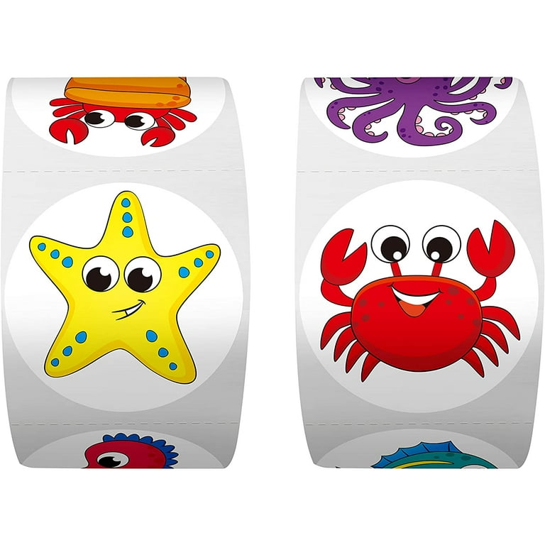 Valentines Cards For Kids 1000pcs Kids Reward Stickers – 16 Animal ...