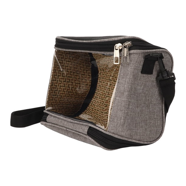 Bird Backpack Carrier with Top Vent Design, Transparent Window, Rattan ...