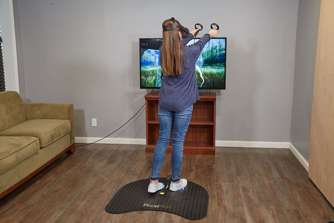 Buy VR Mat - ProxiMat VR Space Station Elite 35 for keeping you centered in the room. Horseshoe ...