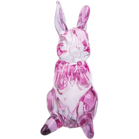 Crystal Rabbit Figurines Paperweight Decor Glass Animal Ornaments 2023 ...