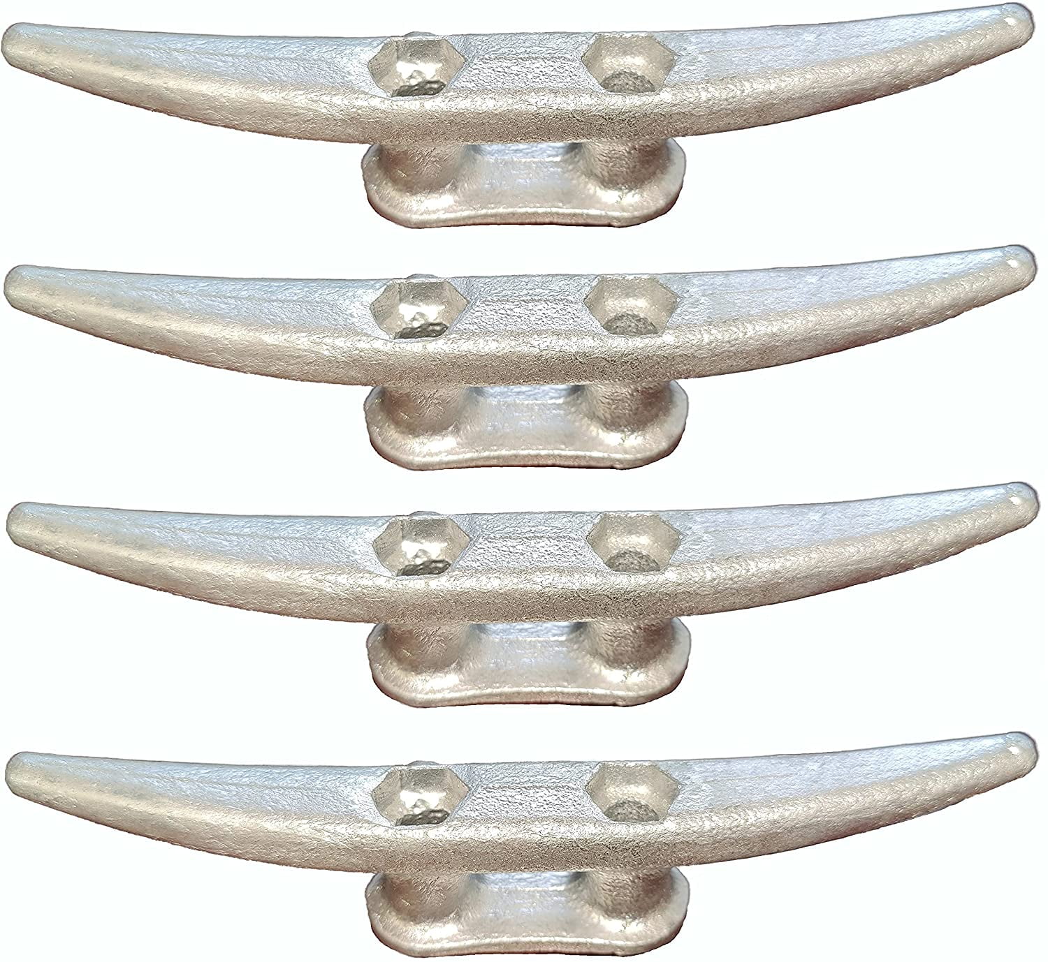 MarineNow Galvanized Iron Dock Cleat Choose Size 4", 6", 8", 10", 12 ...