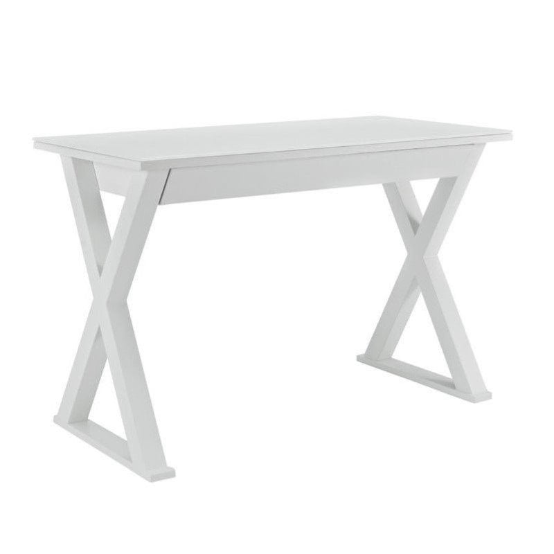 Scranton & Co 48" Computer Desk in White - Walmart.com