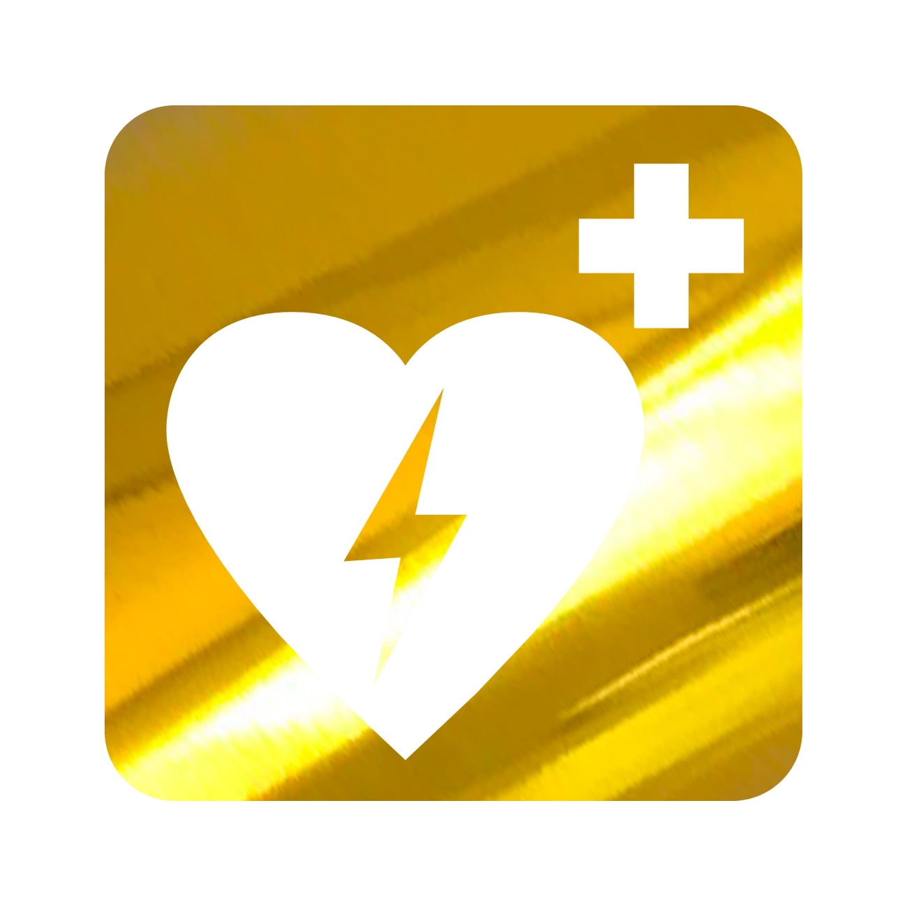 Defibrillator Sticker Decal Die Cut - Self Adhesive Vinyl ...