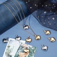 10Pcs 2 Colors 304 Stainless Steel Pendants Heart Golden & Stainless ...