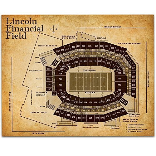 Lincoln Financial Field Seat Map | Cabinets Matttroy