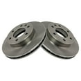 TRQ Vented Front Disc Brake Rotor Pair Left LH & Right RH for Sprinter ...
