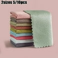 5Pcs/10Pcs Cleaning Cloths NanoScale Streak-Free Cleaning Towels ...