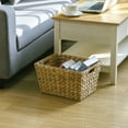 Better Homes & Gardens Large Water Hyacinth Decorative Storage Basket ...