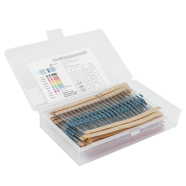Resistor Kit,600Pcs Resistor Assortment Kit Values Resistor Kit ...