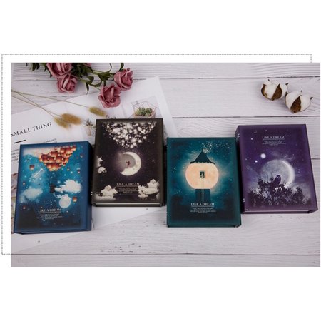 Volkmi Moonlight treasure box boxed small fresh with key lock lock book ...