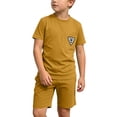 Boys 2-Piece Casual Outfit Set, Short Sleeve T-Shirt & Shorts with ...