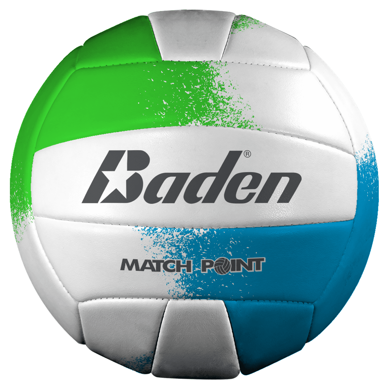 Baden Match Point Volleyball-Neon Blue/Green/White - Walmart.com