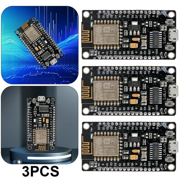 Nuevo NodeMcu Lua Placa Desarrollo IoT ESP8266 Módulo Serie | Bodega Aurrera en línea