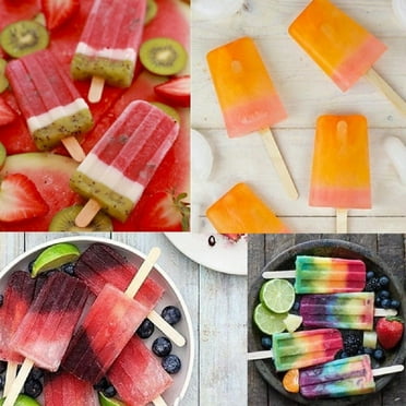 200 Pcs Craft Sticks Ice Cream Sticks Natural Wood Popsicle Craft ...