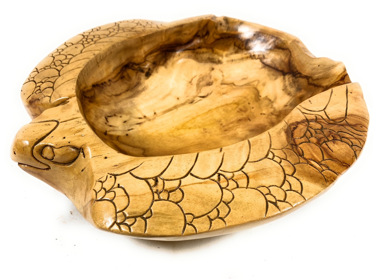Unique Teak Root Turtle Bowl 12" X 12" X 3" - Centerpiece | #cin10 ...