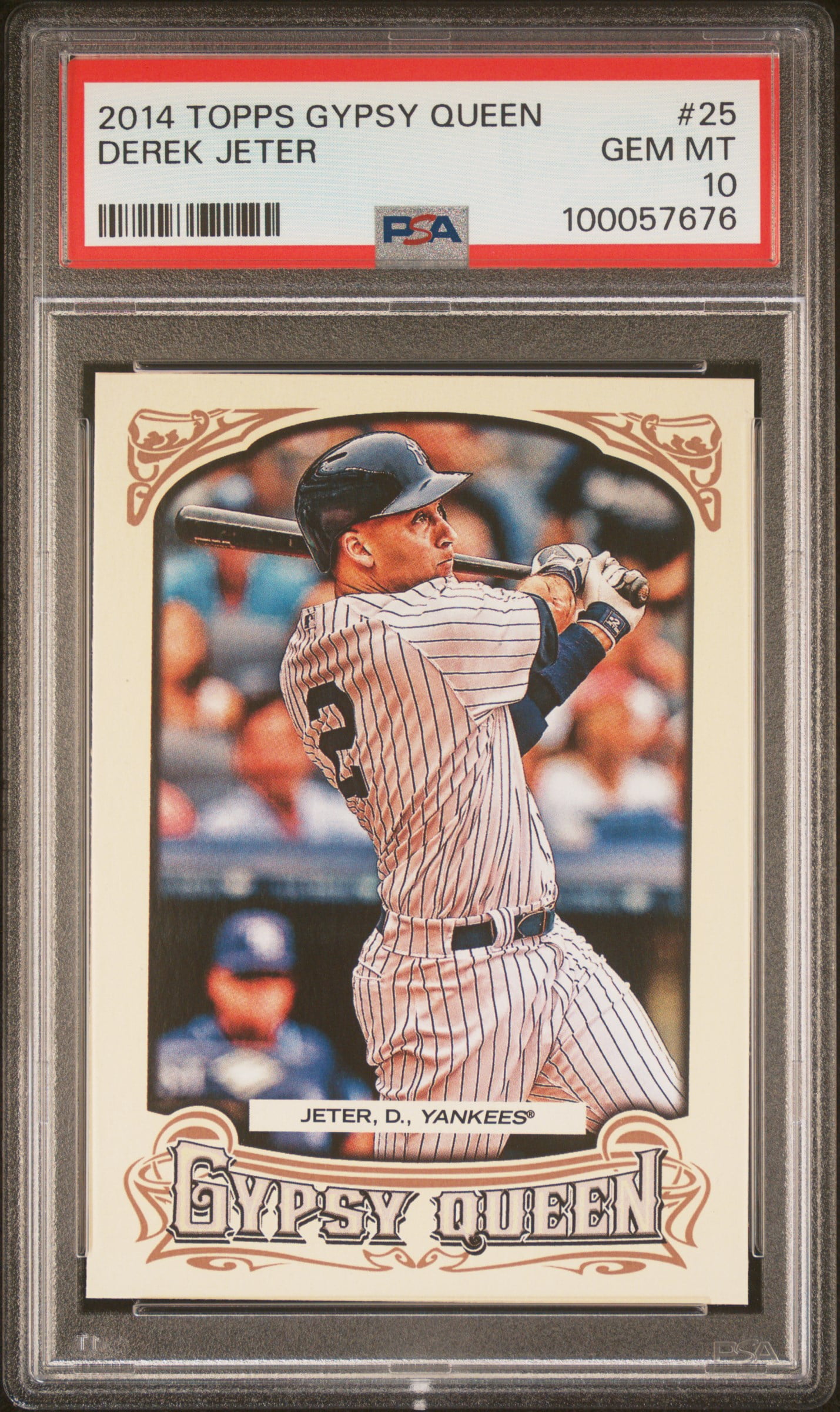2014 Topps Gypsy Queen Derek Jeter #25 PSA 10 GEM MINT New York Yankees ...