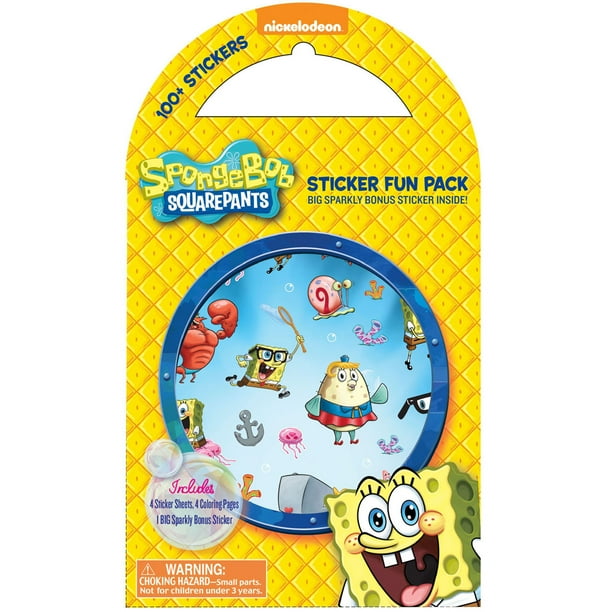 Nickelodeon Sticker Fun Pack-Spongebob - Walmart.com - Walmart.com