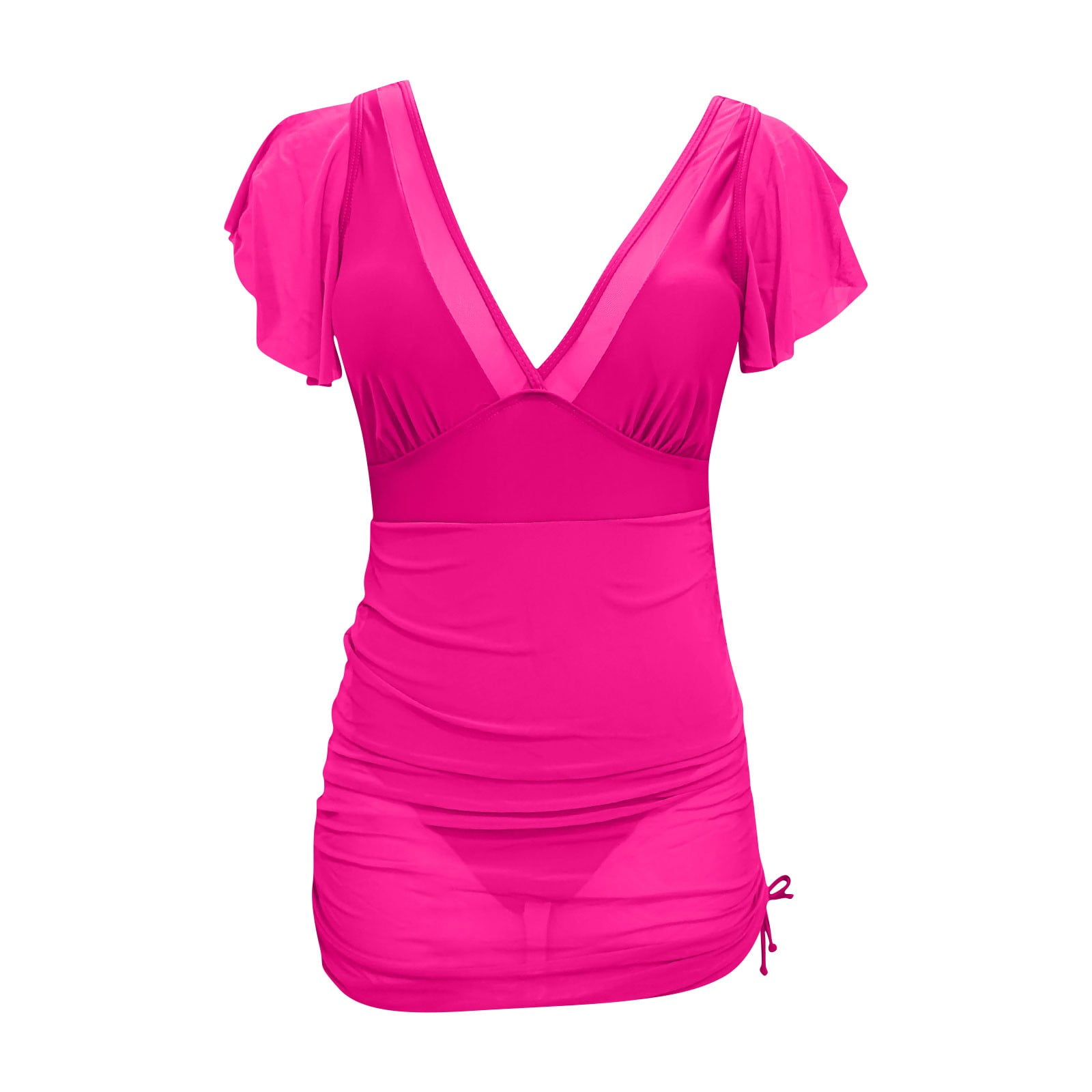 Click here for Ohufall Plus Size Women Tummy Control Bathing Suit... prices