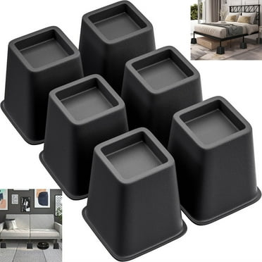 "Slipstick Sturdy Heavy-Duty 2"" Lift Furniture Risers, Adds 2 inches ...