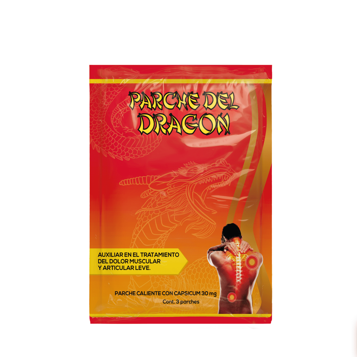 Parches Térmicos para Dolor Muscular y Articular, Parche del Dragón con ...
