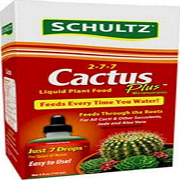 Schultz Cactus Plus 2-7-7 liquid Plant Food, 4-Ounce (2-Pack) - Walmart.com