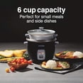 Rice Cooker and Food Steamer 6 Cups Cooked 3 Cups Uncooked Includes ...