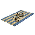 Northlight Natural Coir "Hello" Outdoor Rectangular Doormat 18" x 30 ...