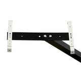 Gibraltar Mailboxes Black Steel Drive-In Adjustable Mailbox Post ...