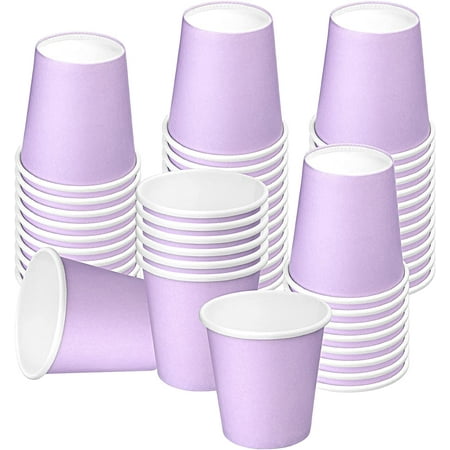 50 Pack 3 oz Paper Cups, Mouthwash Cups, Disposable Bathroom Cups ...