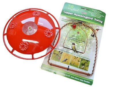 Hummingbird Set - Perch Swing & HummZinger Feeder - Walmart.com