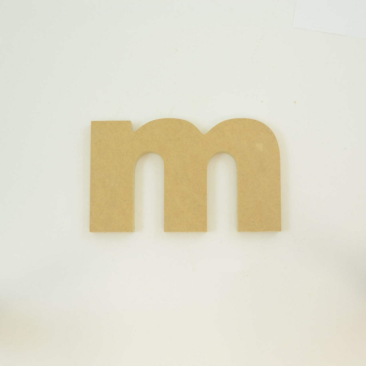 Package of 1, 8 Inch X 3/4" Thickness MDF Letter m in The Arial Font ...