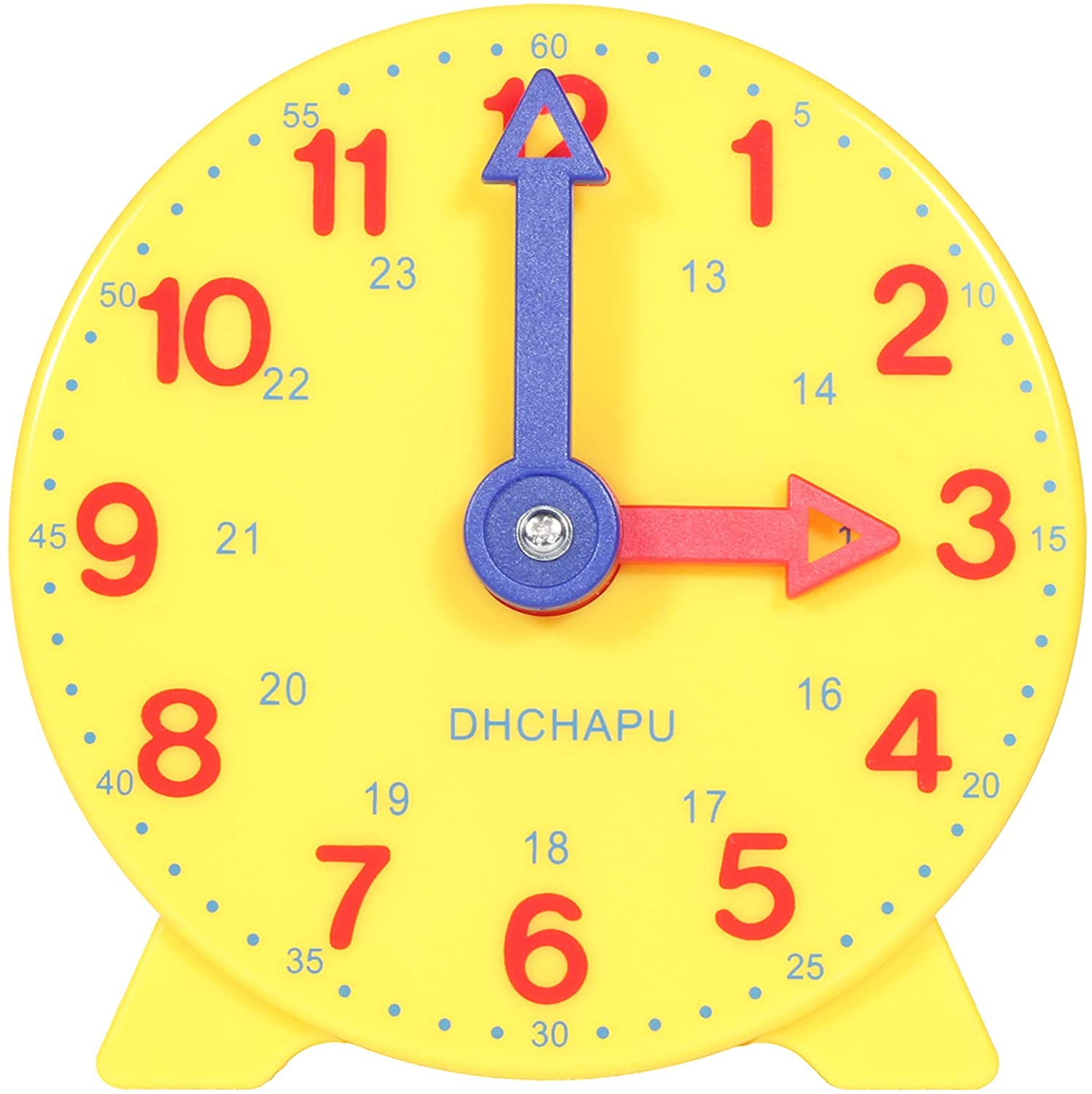 Plannu Student Learning Clock Time Teacher Gear Clock 4 Inch 12 24 Hour Plannu Student Learning Clock Time Teacher Gear Clock 4 Inch 12 24 Hour