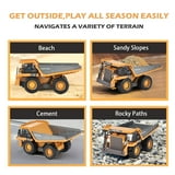 Gemeer-US RC Dump Truck Toy, 9-Channel Remote Control, Metal Bed ...