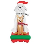 Gemmy 9.5-FT Tall Lighted Yeti Christmas Inflatable - Walmart.com