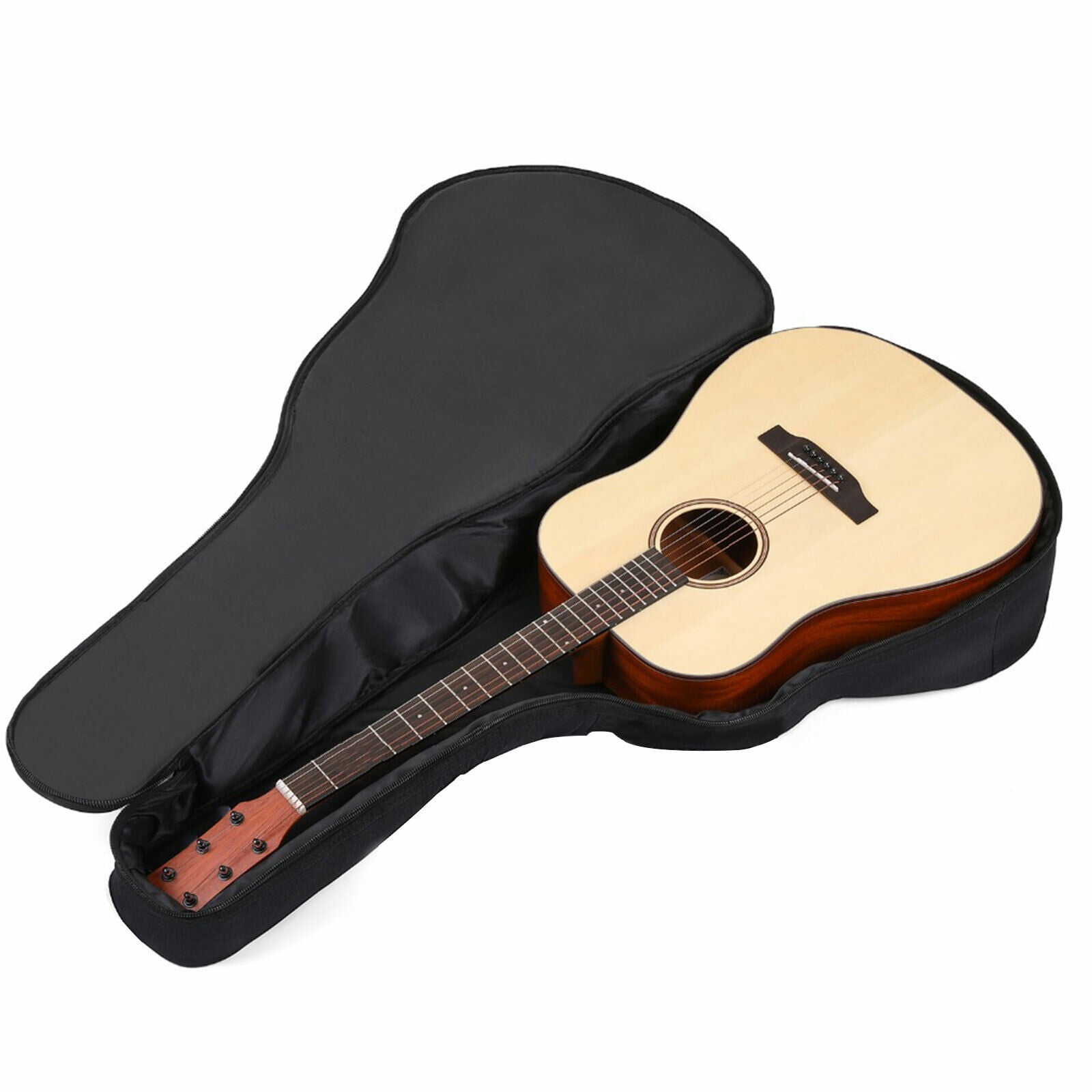 41'' Classical Acoustic Guitar Case Gig Bag Waterproof Heavy Duty Strap ...