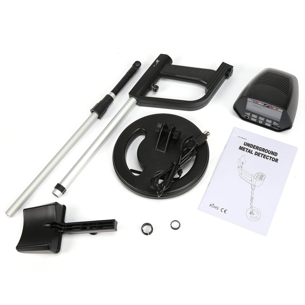 MD4050 Underground Metal Detector Handheld Treasure Hunter Gold Digger ...