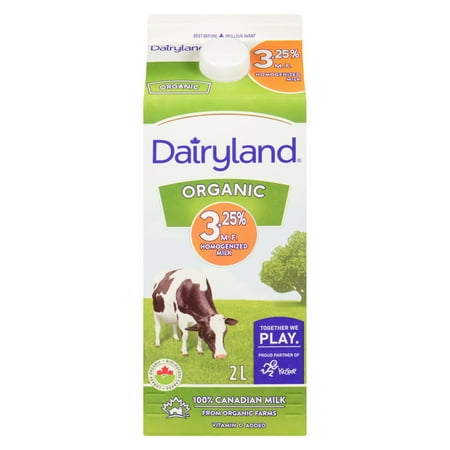 Dairyland 3.25% M.F. homogenized organic milk | Walmart Canada