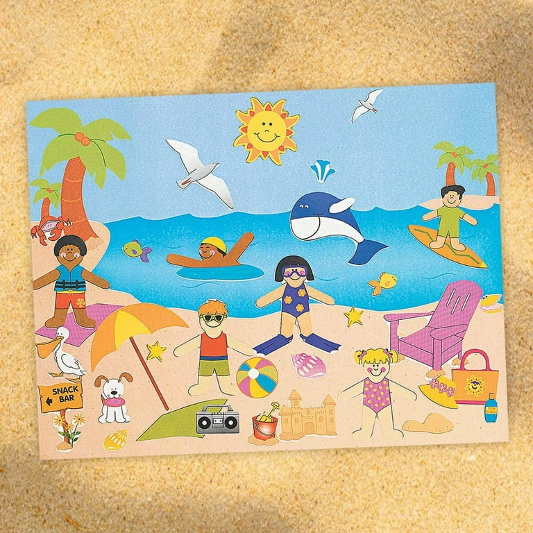 Beach Scene For Kids