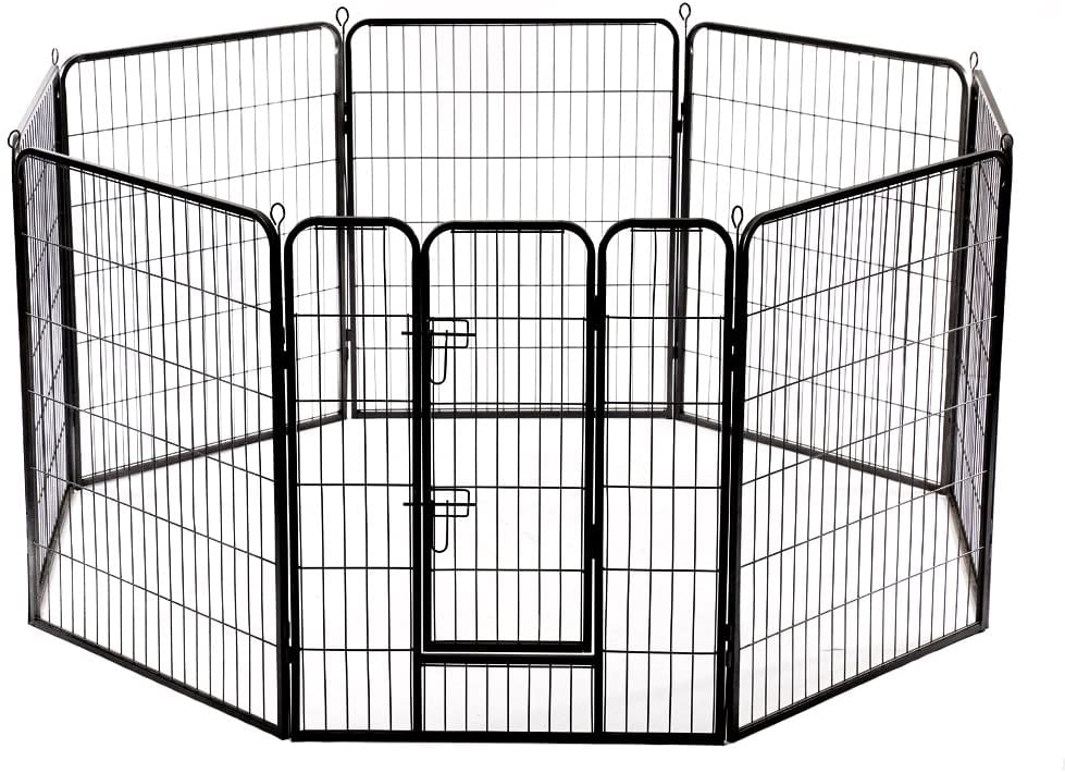 BestPet Dog Playpen, Heavy Duty, 8 Panels, 32 Inches, Extra Large ...