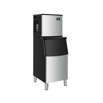 Costway Commercial Ice Maker Machine 418 LBS/24H with 200 LBS Storage ...